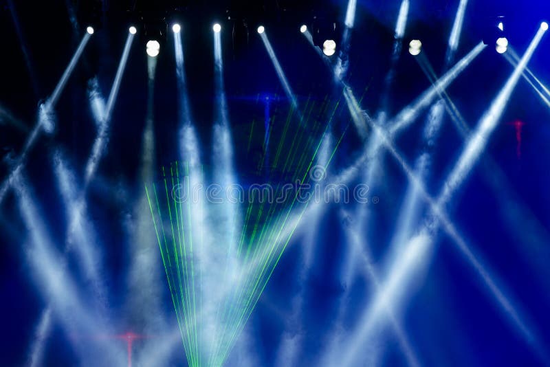 The Beauty of the Concert Stage Lighting Stock Image - Image of color ...
