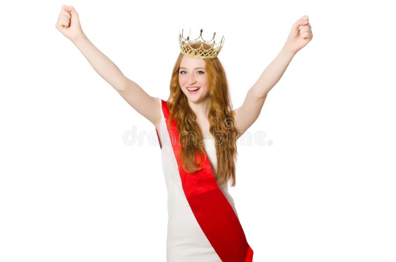 Beauty contest winner stock image. Image of cheerful - 40887319