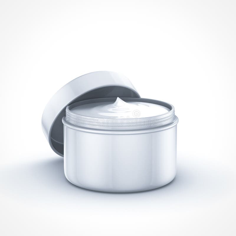 White hand cream box stock illustration. Illustration of bottle - 18095616