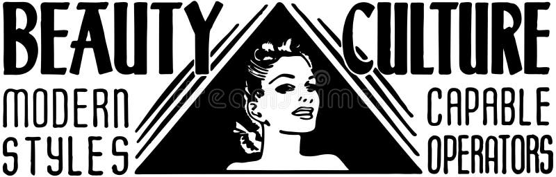 Beauty Culture stock vector. Illustration of advertising - 42099383