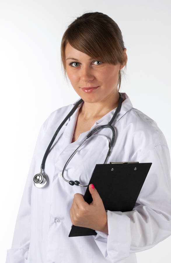 Beauty Doctor Isolate on White Stock Photo - Image of people, adult ...