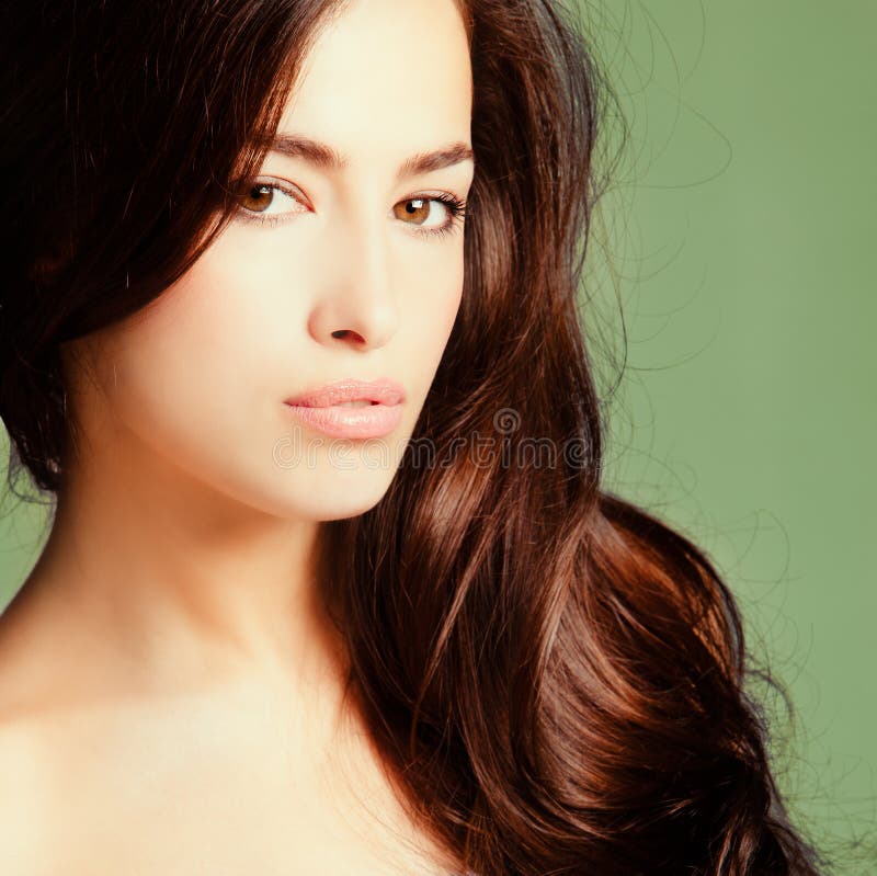 Beauty face stock photo. Image of beauty, brown, eyes - 25373456