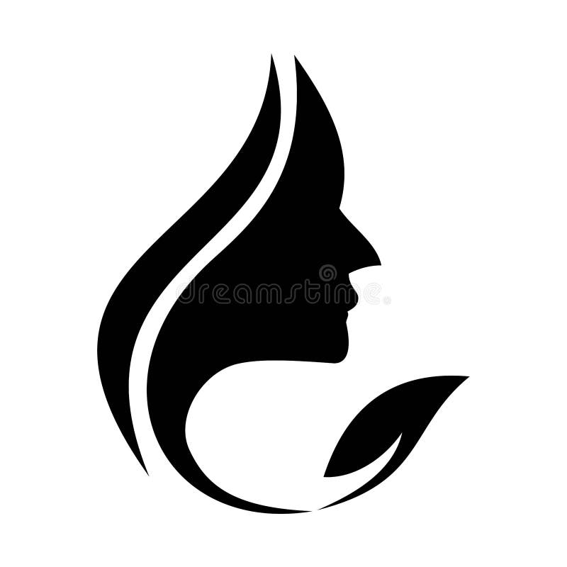 Beauty Face Logo Design Vector Templates Stock Illustration ...