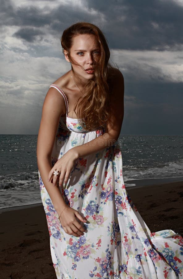 Beauty, Fashion Model, Model, Sea Picture. Image: 100726521