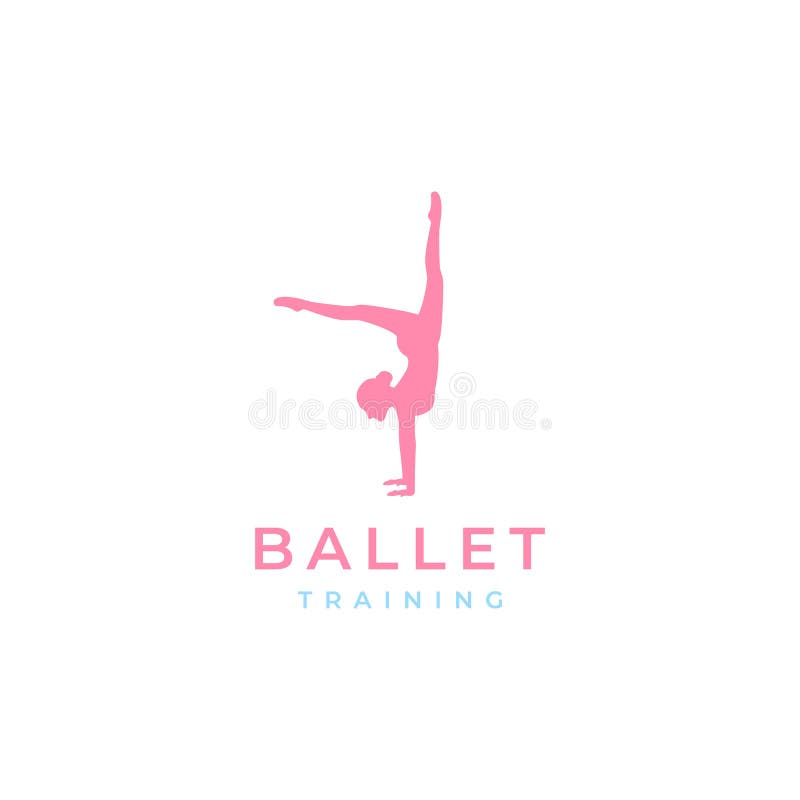 Beauty Female Training Dance Ballet Modern Logo Design Icon Vector ...
