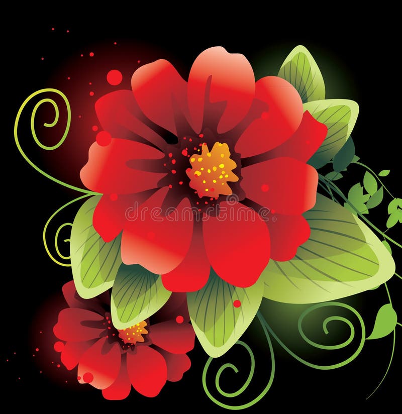 Sun Flower Close Up Drawing. Helianthus Annuus. Isolated Cartoon Stock ...