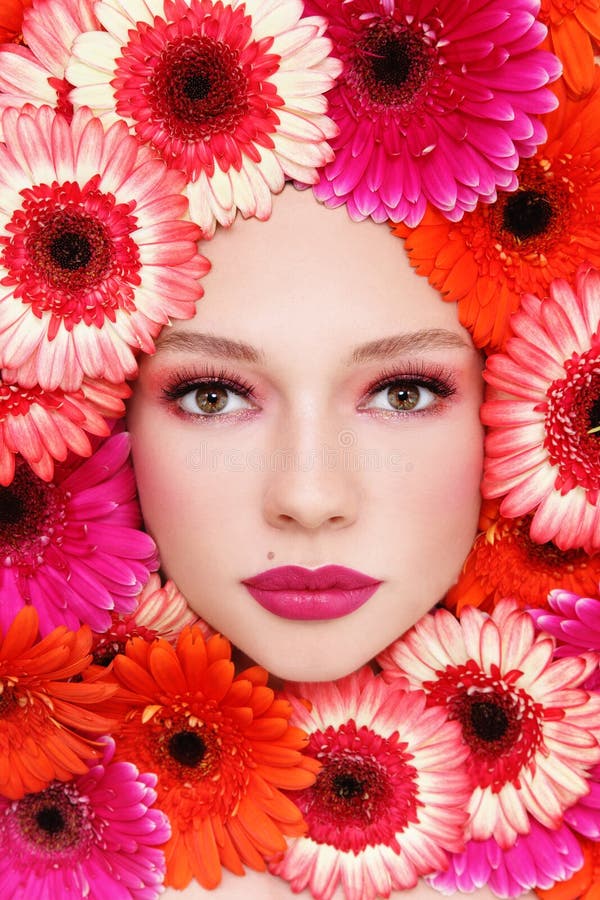 Beauty in flowers stock image. Image of colorful, cosmetology - 23930729