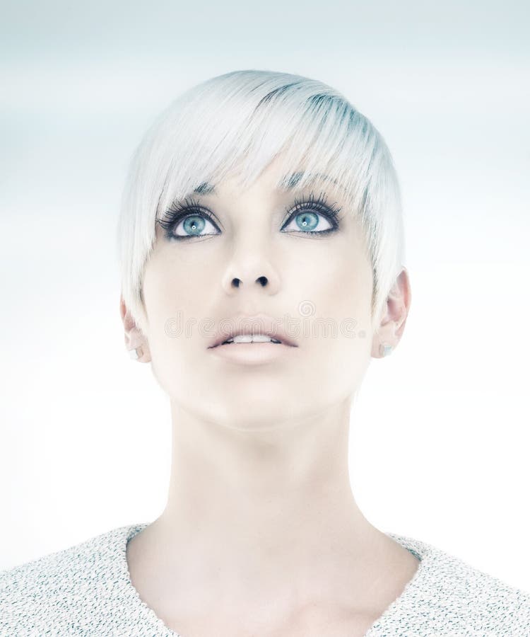 Beauty of the Future. Cropped Shot of a Beautiful Young Android. Stock ...