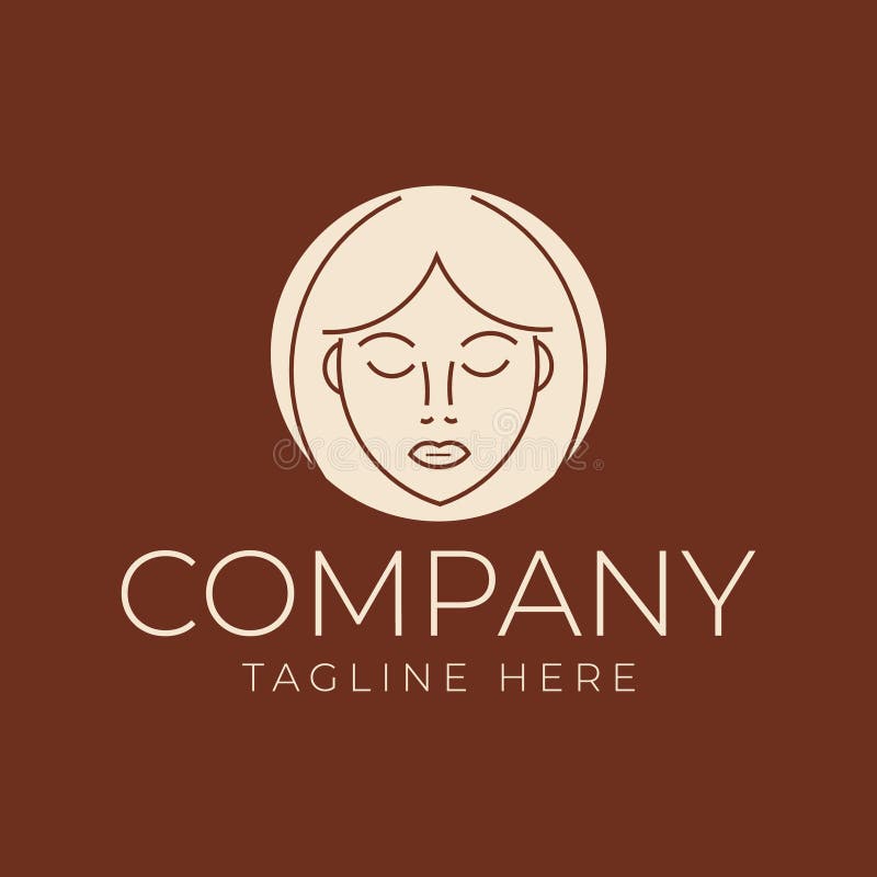 Beauty face logo design stock vector. Illustration of beautiful - 247127910