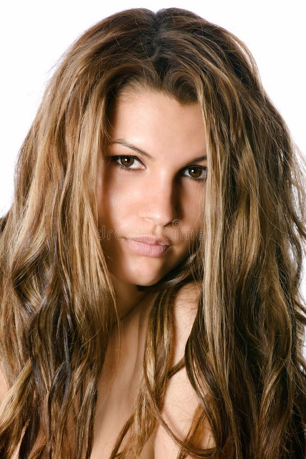 Beauty Girl Looking at Camera Stock Photo - Image of glamour, beauty ...