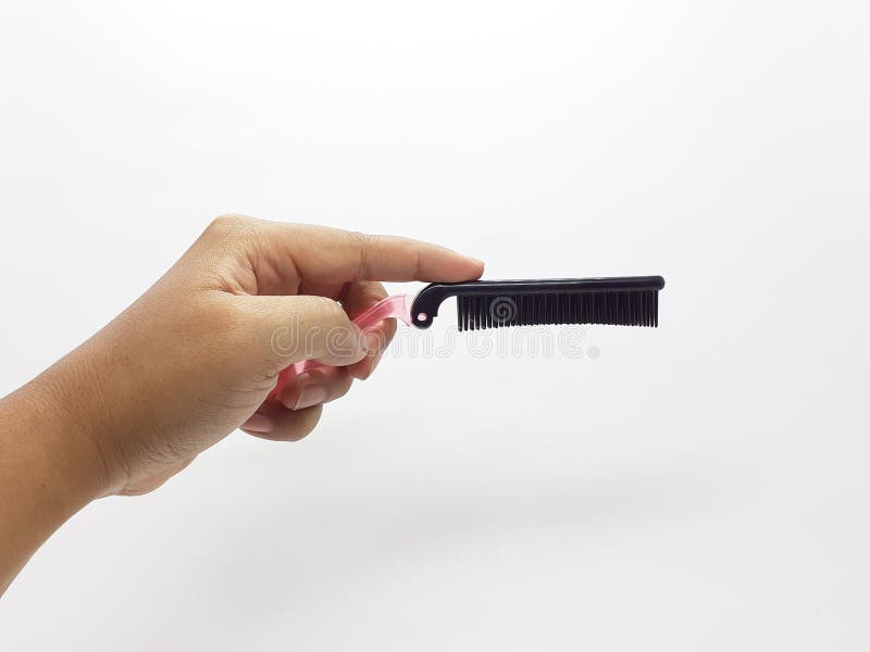 Beauty Hair Comb in White Isolated Background 02 Stock Photo - Image of ...