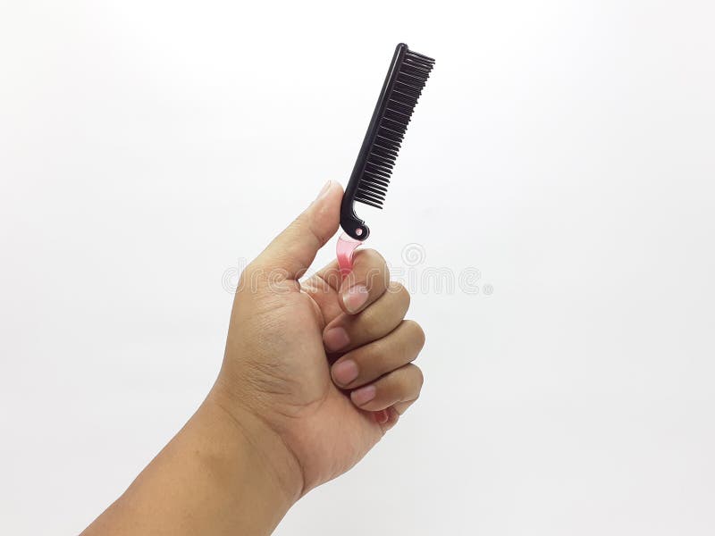 Beauty Hair Comb in White Isolated Background 05 Stock Image - Image of ...