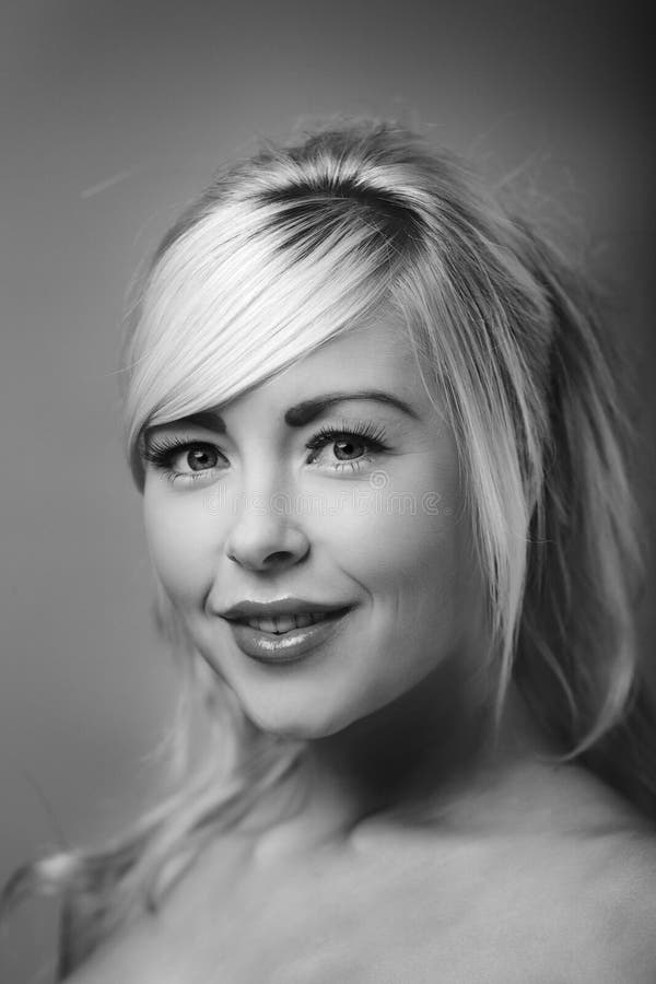 Beauty headshot stock photo. Image of feminine, person - 28035960