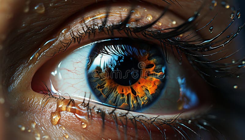 Eye upon nature stock photo. Image of green, eyeball - 13128010