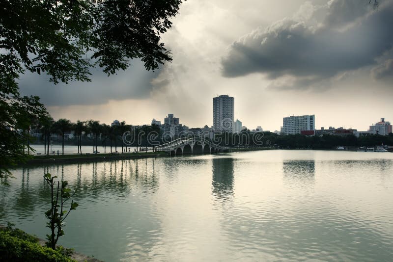 Beauty Lake stock photo. Image of landscape, moat, lake - 15558694