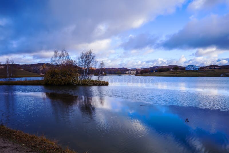 The beauty of the lake stock image. Image of beautiful - 172160155