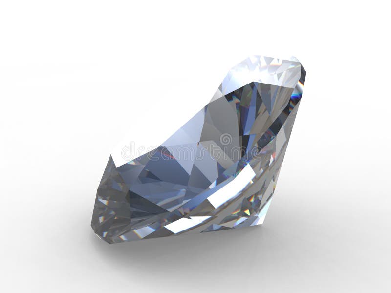 Beautiful Round European Cut Ruby Gemstone - Stock Illustration ...