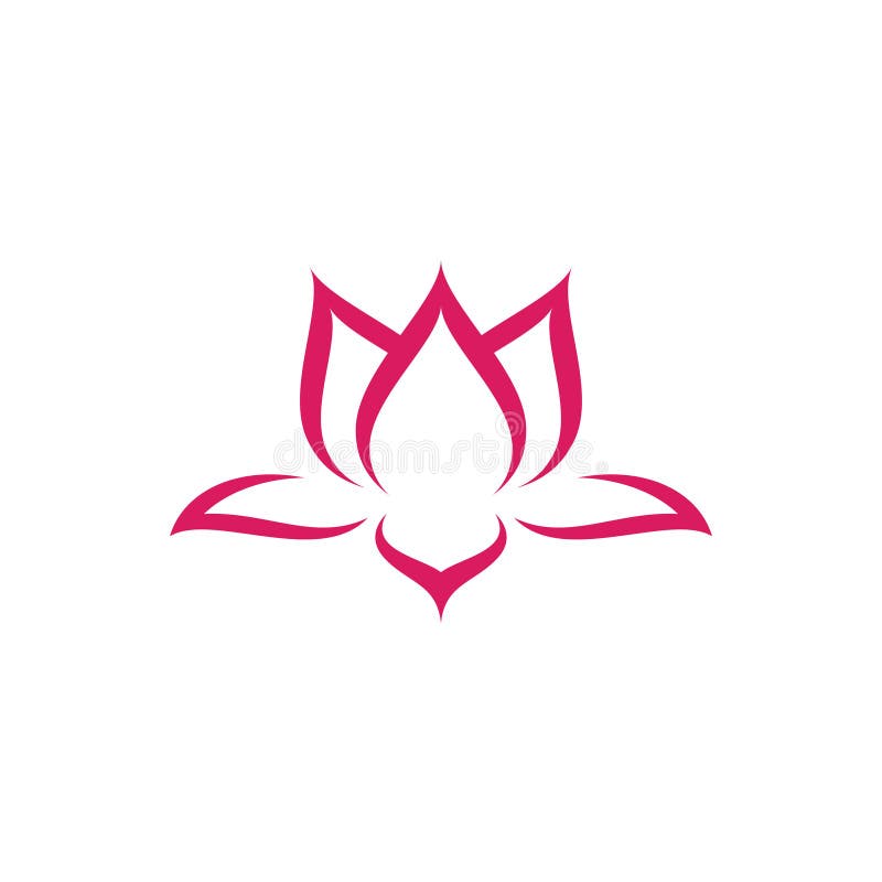 Beauty Lotus Flower Logo Spa Logo Vector Yoga and Therapy Symbol Stock ...