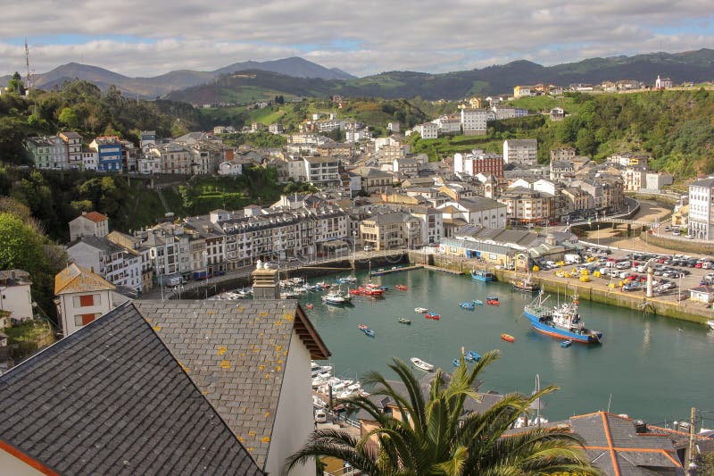 The Beauty of Luarca Seen from Above Stock Photo - Image of asturias ...