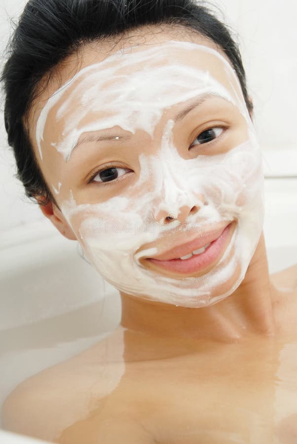 Beauty mask stock image. Image of beautiful, mask, cleanse - 3435853
