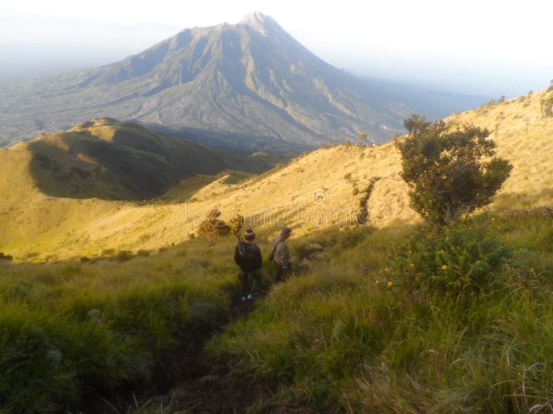 The Beauty of Merbabu stock photo. Image of amazing, climbers - 55629196