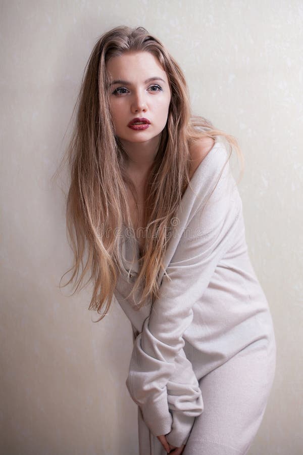 Beauty model stock image. Image of pose, closed, attractive - 37956993