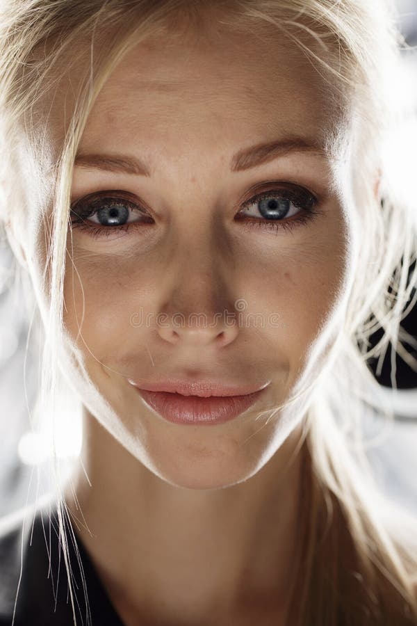 Beauty model face stock photo. Image of makeup, attractive - 101102556