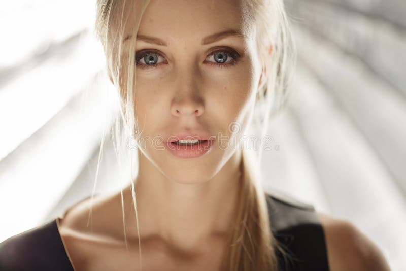 Beauty model face stock photo. Image of lifestyle, blond - 101784762