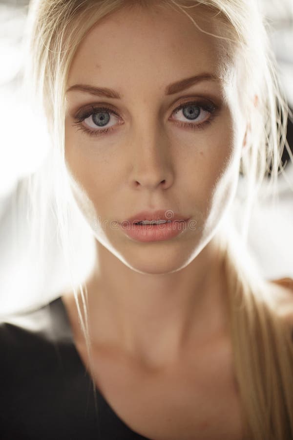 Beauty model face stock image. Image of cute, attractive - 101784495