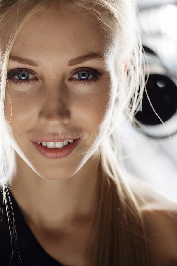 Beauty model face stock image. Image of expression, adult - 101785639