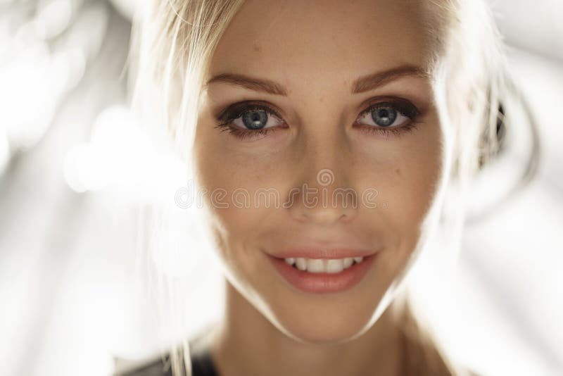 Beauty model face stock photo. Image of closeup, eyes - 101783520