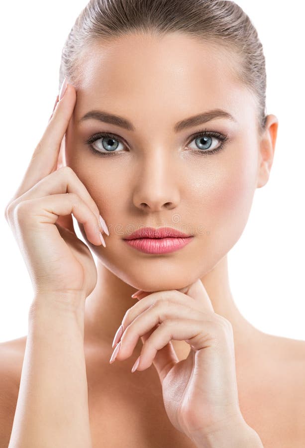 Beauty model girl portrait stock image. Image of face - 50369385