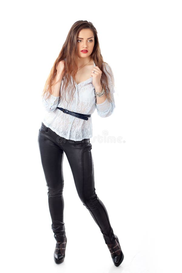 Beauty model studio shot stock image. Image of casual - 23623129