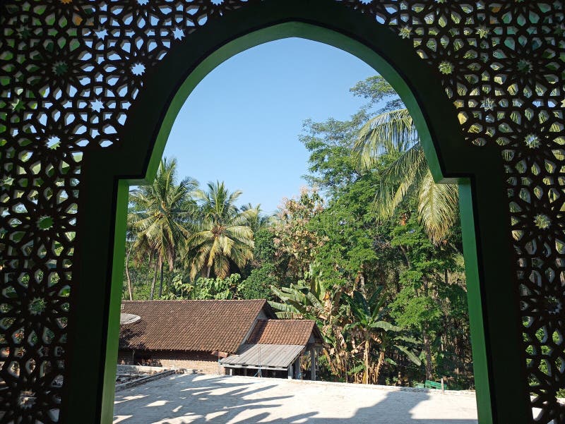 The Beauty of the Mosque in the Village of Central Java, Indonesia ...