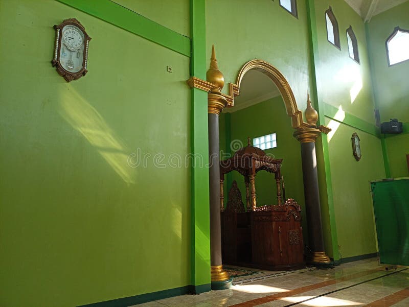 The Beauty of the Mosque in the Village of Central Java, Indonesia ...