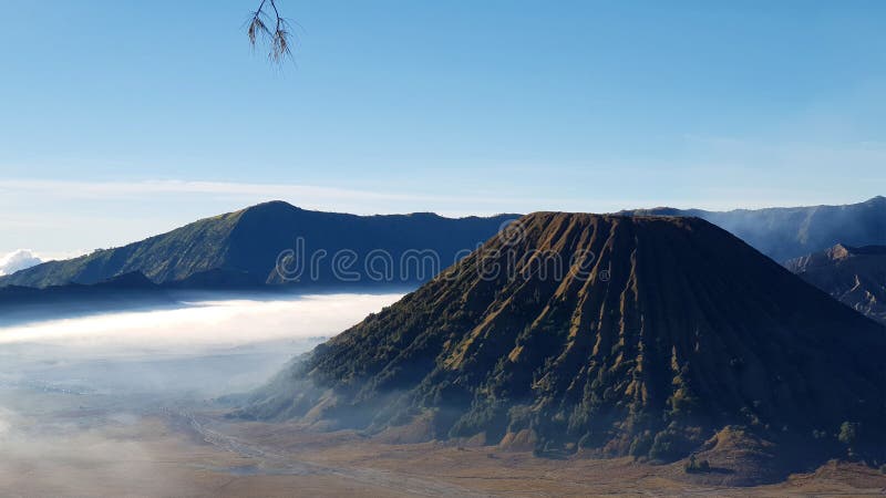 Mount Bromo Above the Cloud Stock Image - Image of calm, nature: 264931059