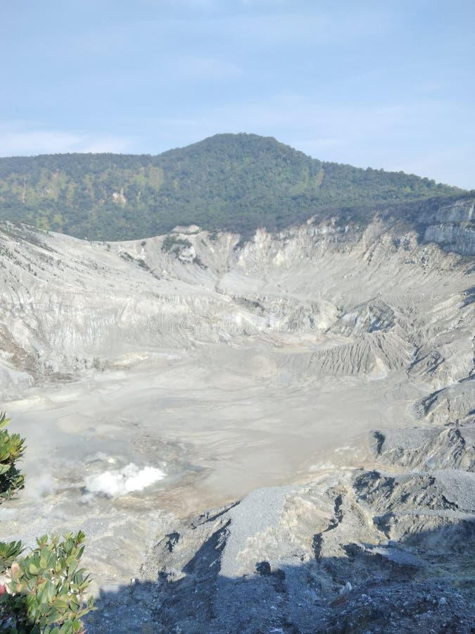 The Beauty of Mount Tangkuban Perahu Stock Photo - Image of beauty ...