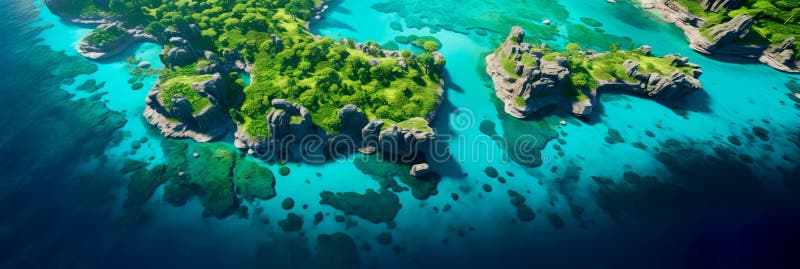 Beauty of Natural Archipelagos from Above, Highlighting the Patterns ...