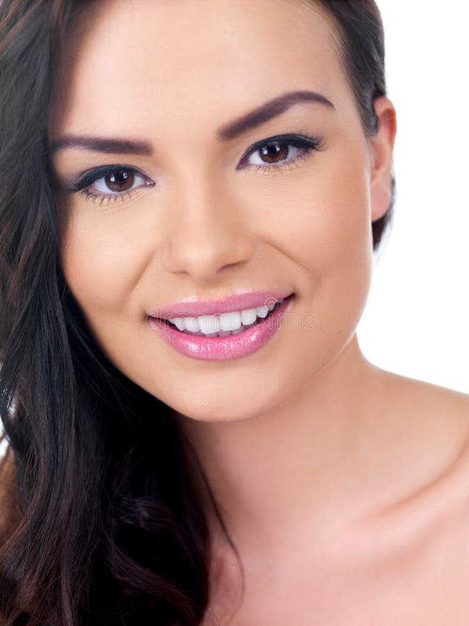 Beauty on Natural Background Stock Photo - Image of female, face: 16490366