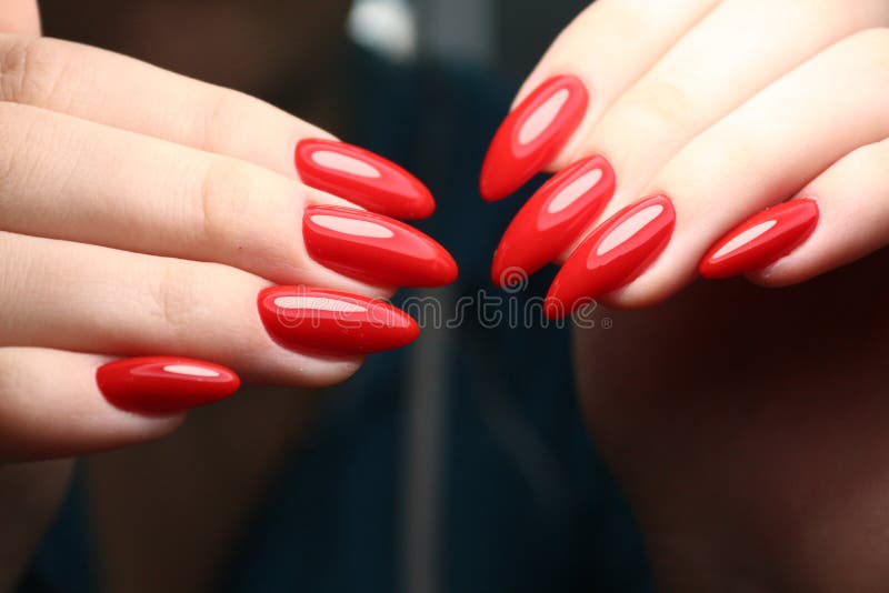 The Beauty of the Natural Nails. Perfect Clean Manicure Stock Image ...