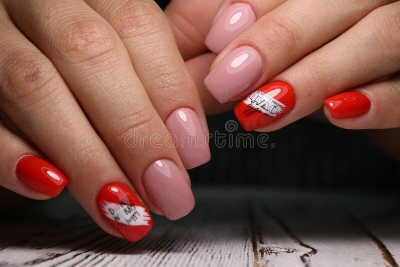 The Beauty of the Natural Nails. Perfect Clean Manicure Stock Photo ...