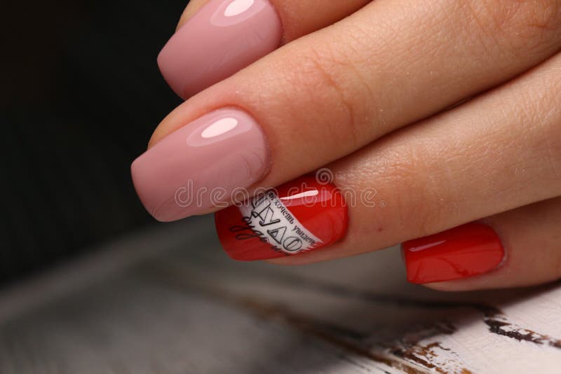 The Beauty of the Natural Nails. Perfect Clean Manicure Stock Photo ...
