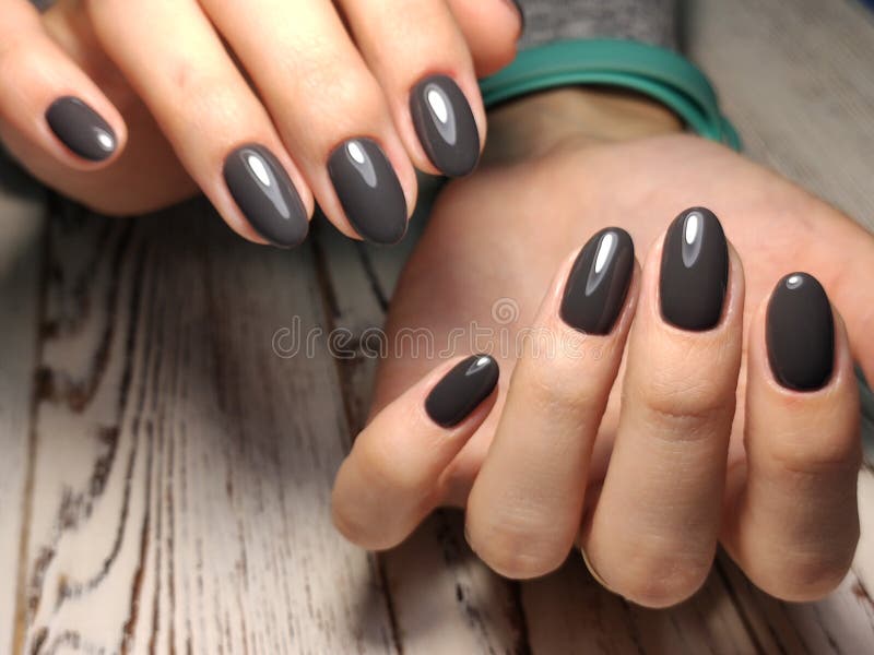 The Beauty of the Natural Nails. Perfect Clean Manicure Stock Photo ...