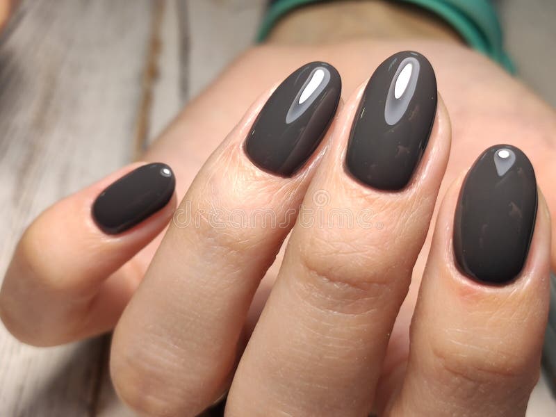 The Beauty of the Natural Nails. Perfect Clean Manicure Stock Image ...