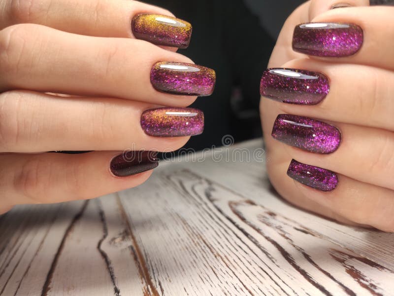 The Beauty of the Natural Nails. Perfect Clean Manicure Stock Image ...