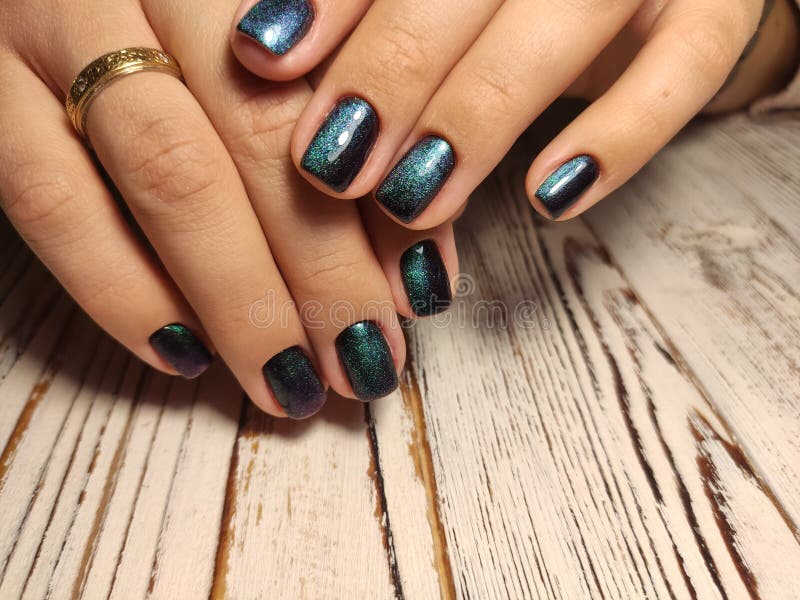 The Beauty of the Natural Nails. Perfect Clean Manicure Stock Photo ...