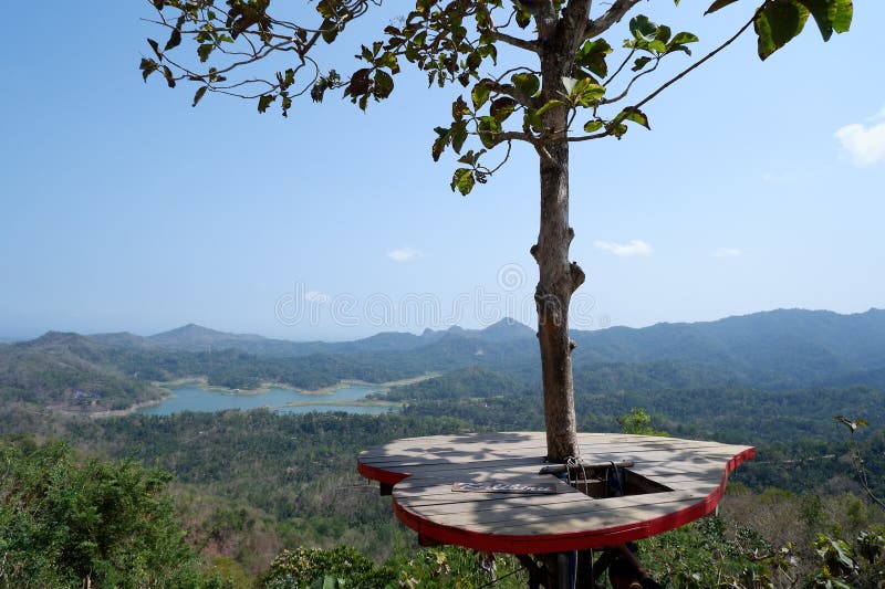 The Beauty of the Natural Scenery from a Height and Has Viewing Post ...