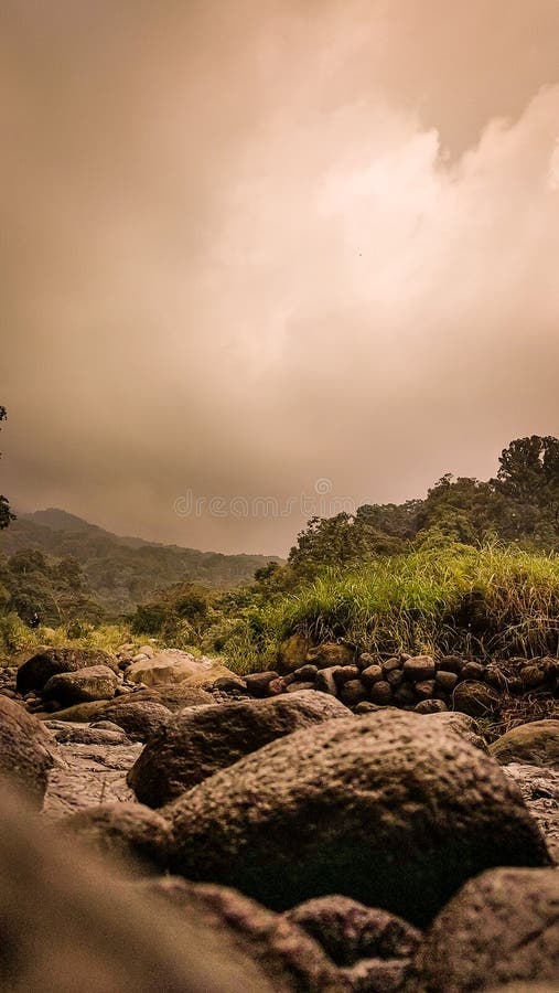 The Beauty of Nature with Beautiful River Views Stock Photo - Image of ...