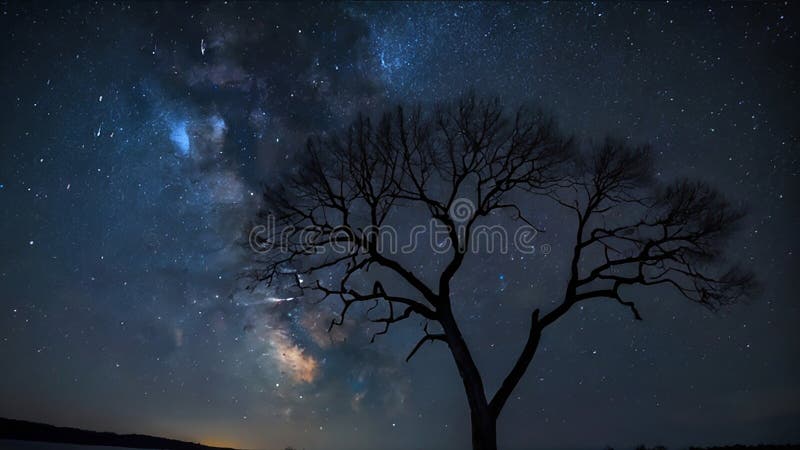 The Beauty of the Night Sky in March Stock Illustration - Illustration ...