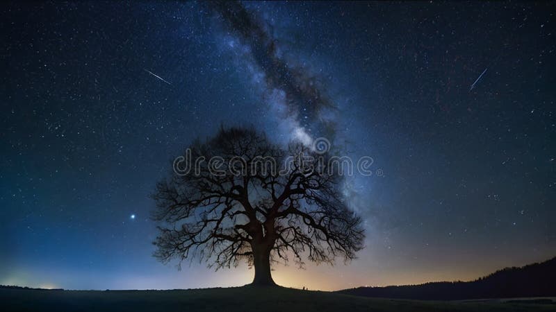 The Beauty of the Night Sky in March Stock Illustration - Illustration ...